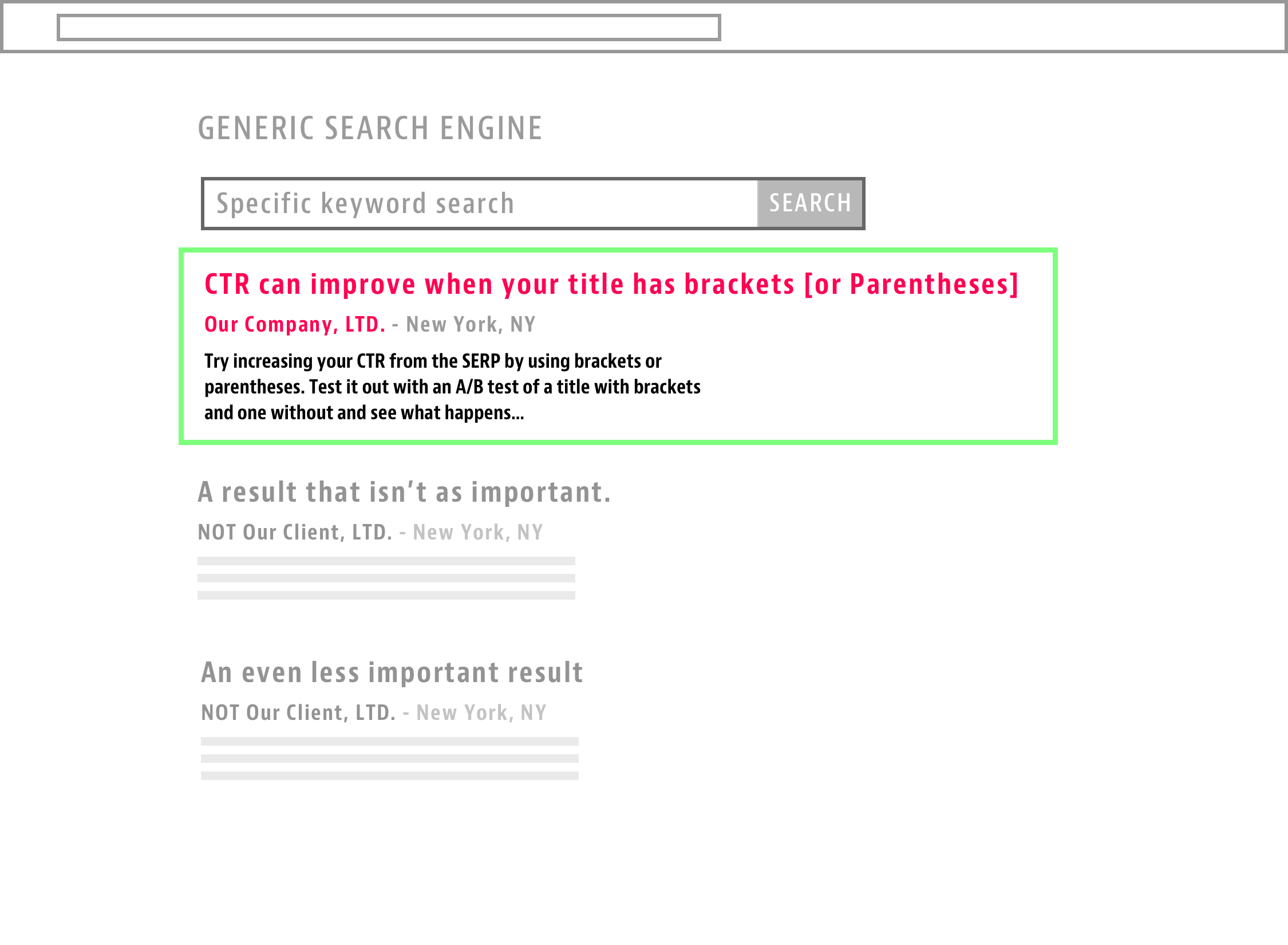 Use Brackets In Your Title Or Parentheses 