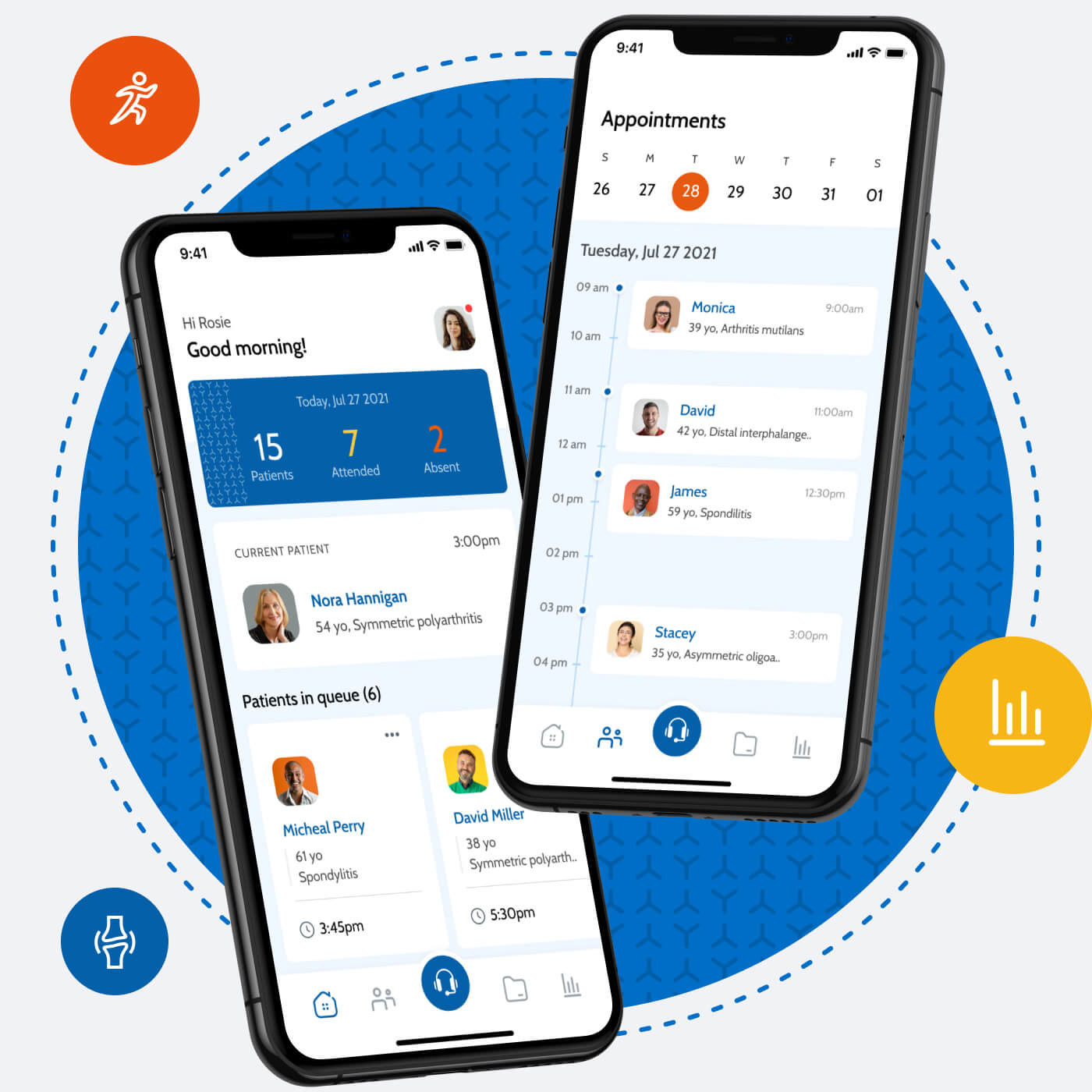 Novartis PsA Program — Mobile App UI/UX Design by Ravijune