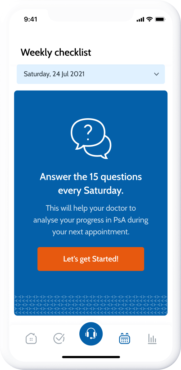 Novartis PsA Program — Mobile App UI/UX Design by Ravijune