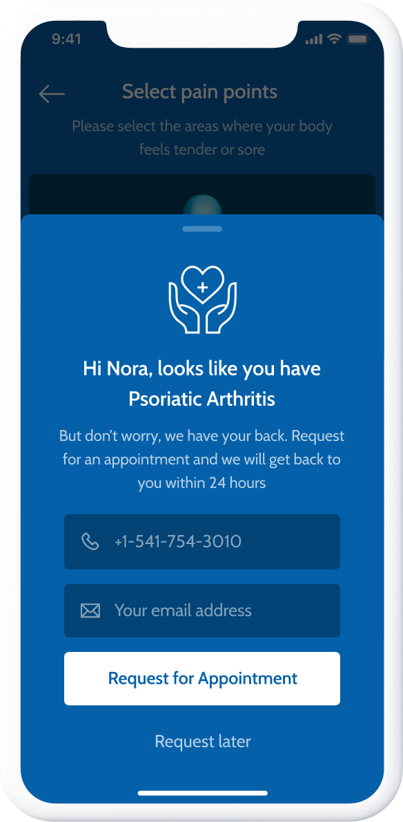 Novartis PsA Program — Mobile App UI/UX Design by Ravijune