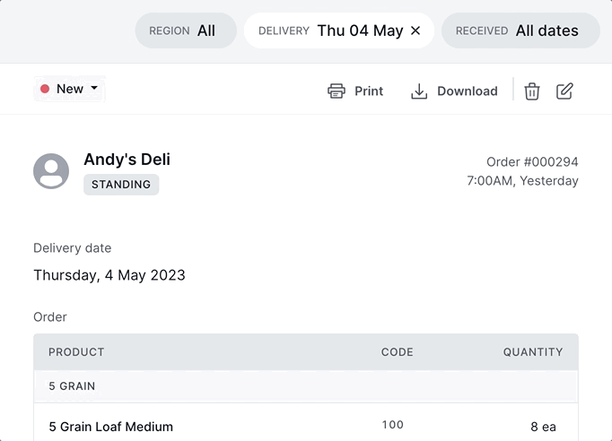 Pick & Pick-all sheets | HospoConnect