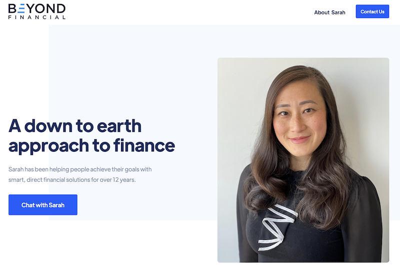 Beyond Financial - a down to earth approach to finance - Sarah Zhou