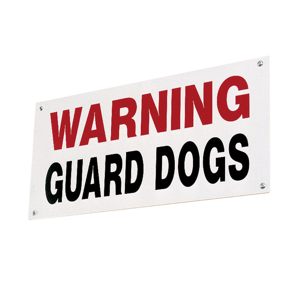 Stubbs England | Guard Dog Sign | S360