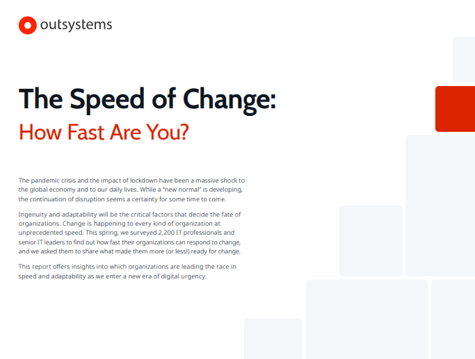 The Speed of Change : How Fast Are You? | TechContentHub
