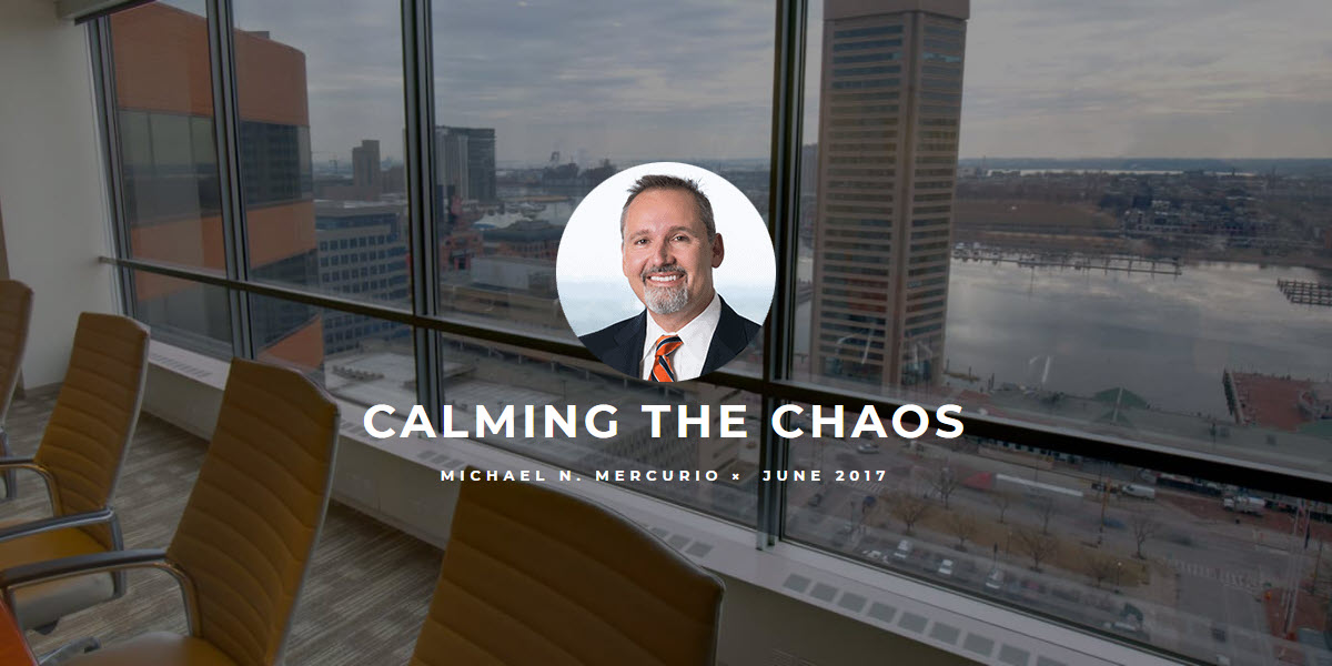Michael N. Mercurio: Calming the Chaos | Profiles in Success