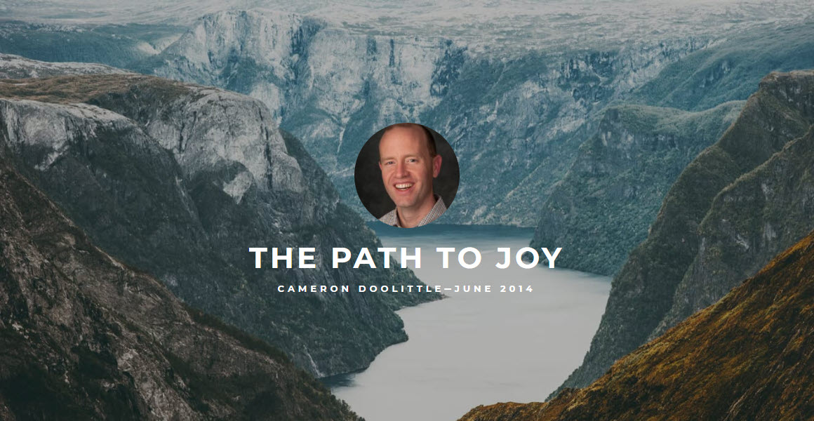 Cameron Doolittle: The Path to Joy | Profiles in Success