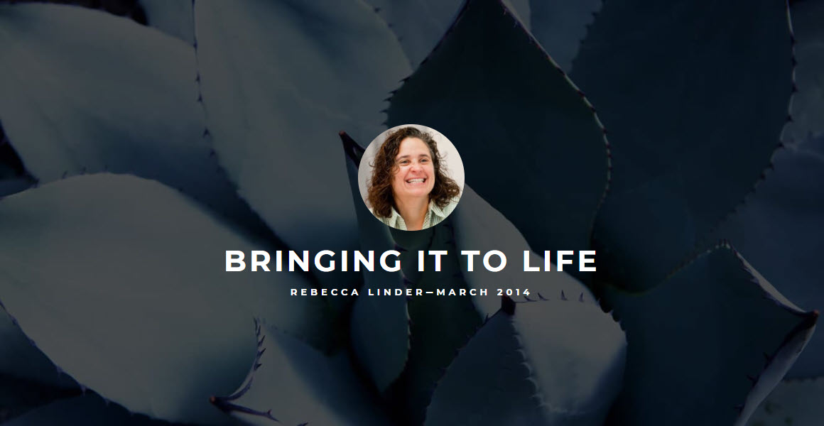 Rebecca Linder: Bringing It to Life | Profiles in Success