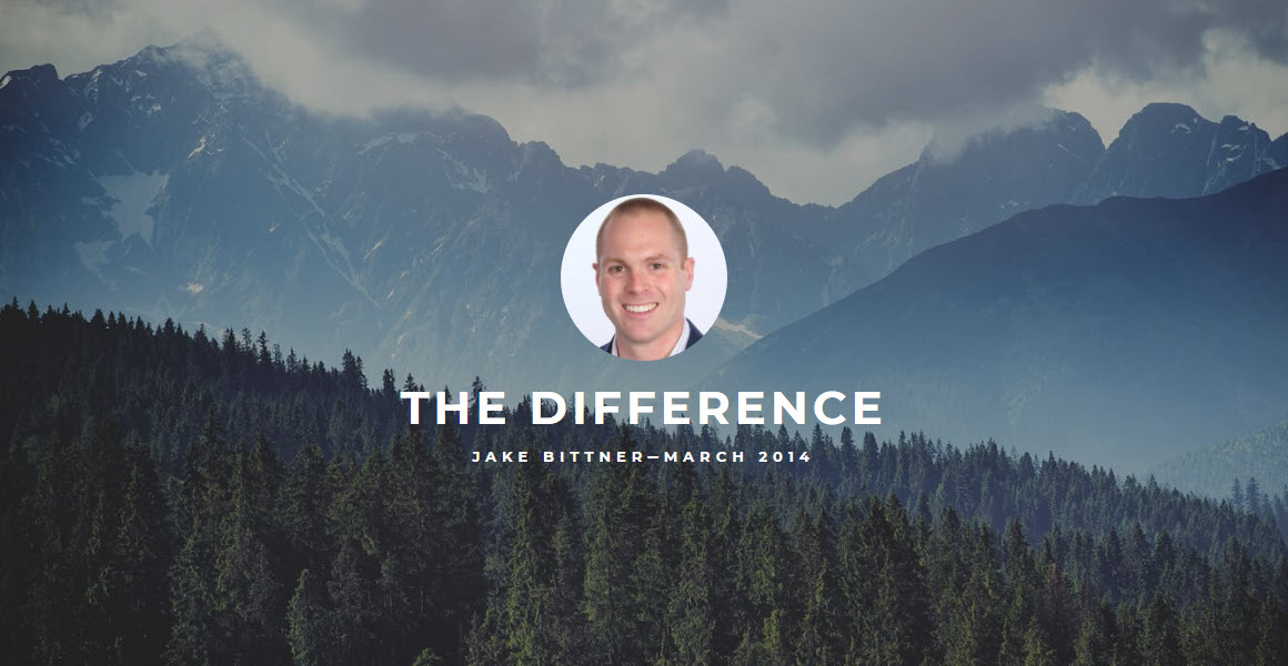 Jake Bittner: The Difference | Profiles in Success