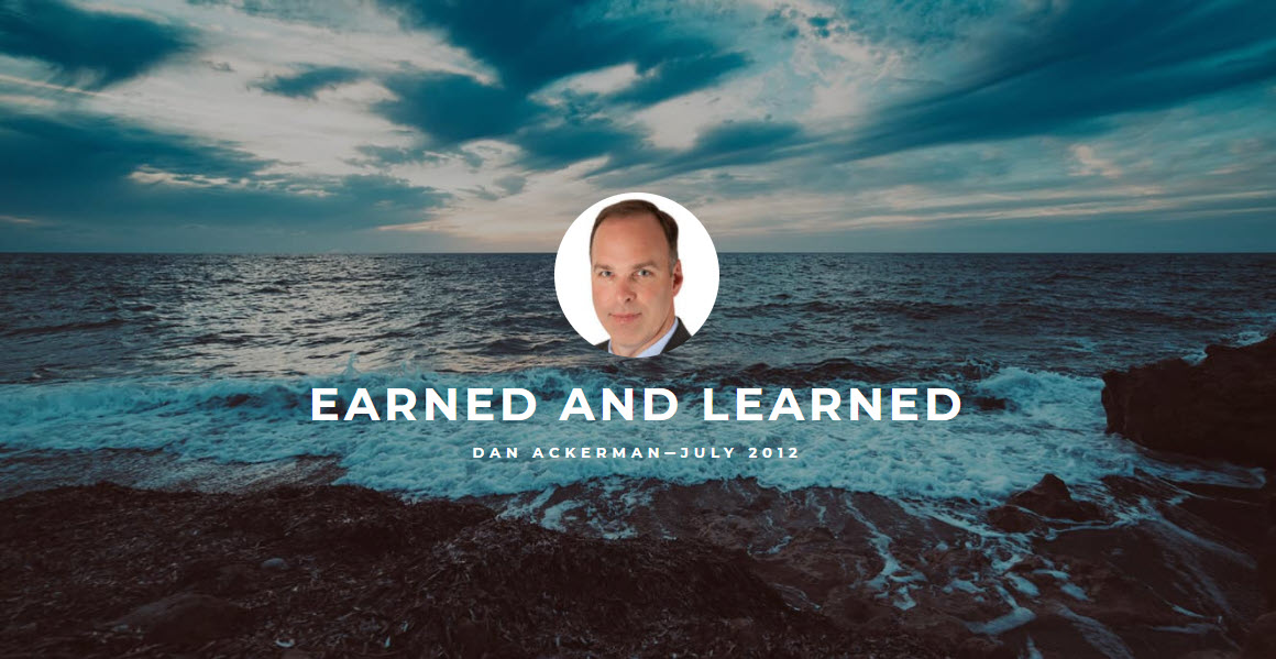 Dan Ackerman: Earned and Learned | Profiles in Success