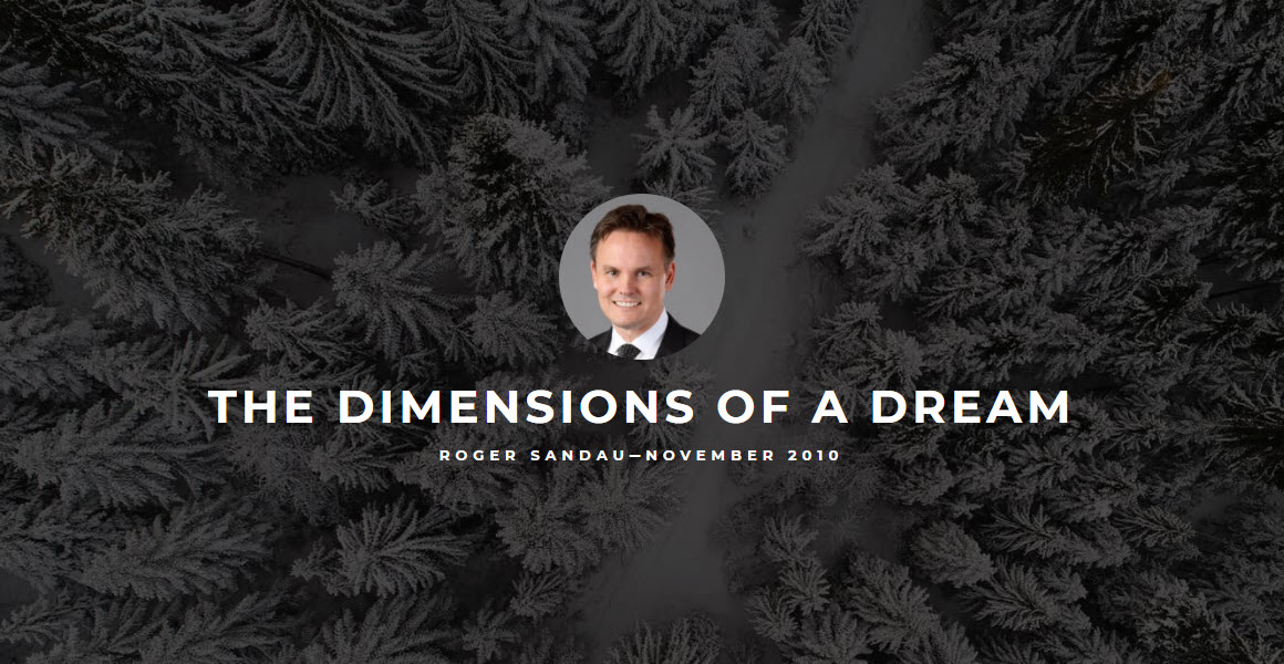 Roger Sandau: The Dimensions of a Dream | Profiles in Success