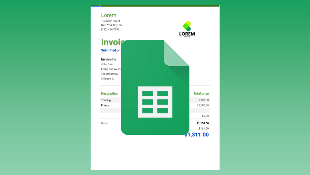 How To Create An Invoice In Google Docs - Invoicer.ai