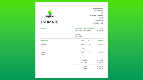 How to Make an Estimate - Invoicer.ai