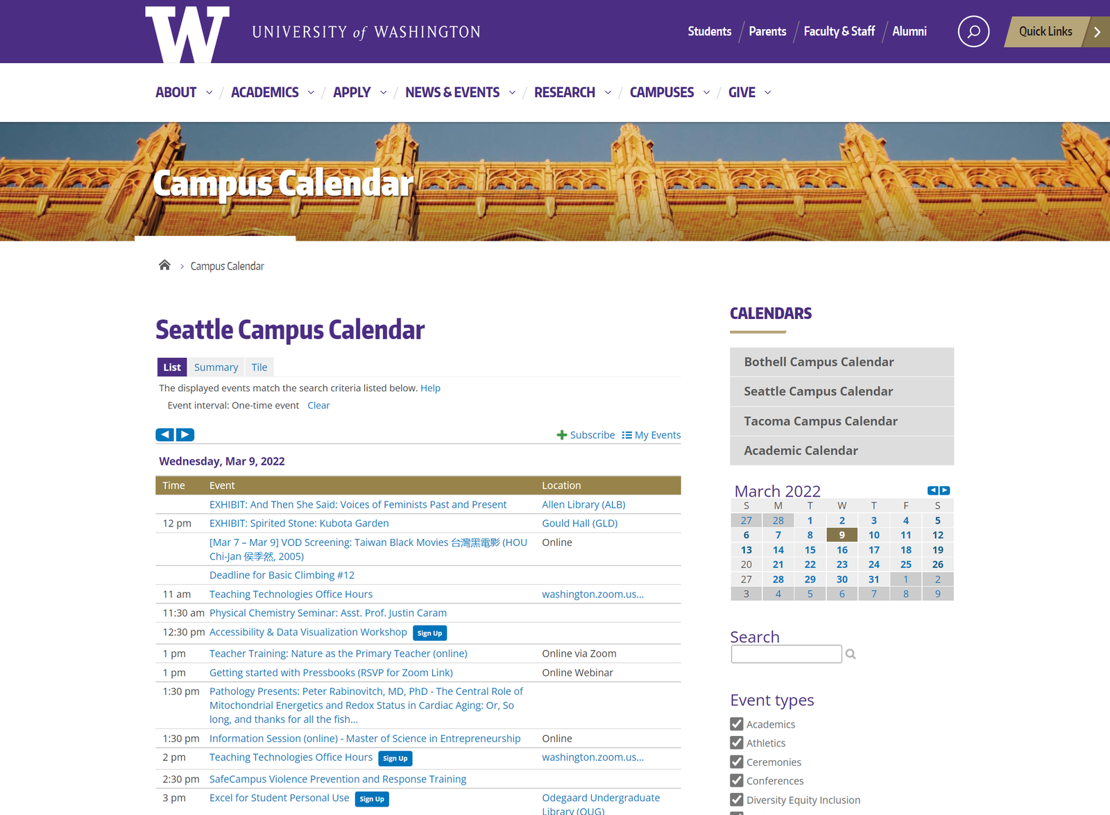 Trumba - Higher Ed Event Calendar and Registration Software