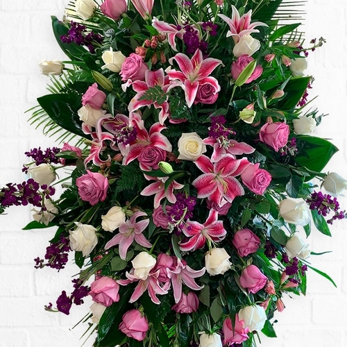 Honored Farewell Spray -- Flowers to give in Miami | Flowerfairy