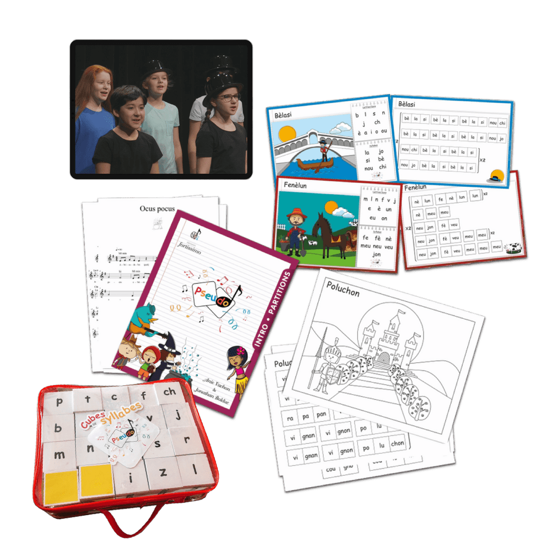 Éditions Fortissimo - Pseudo, des chansons de mots inventés