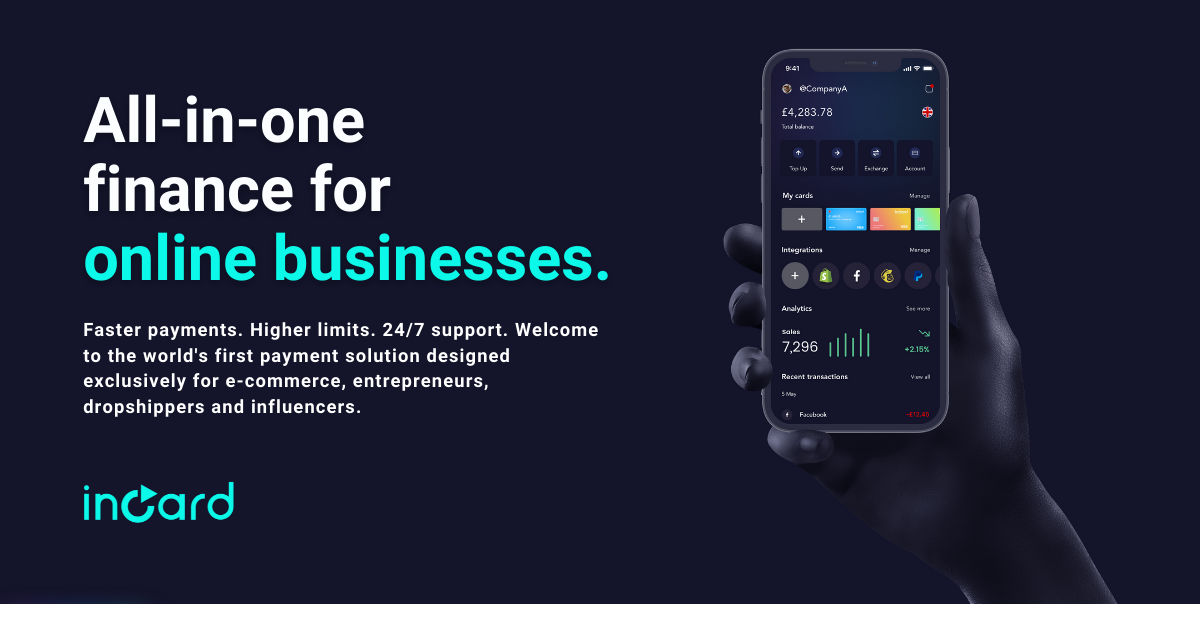 incard - All-in-One Finance made for online businesses