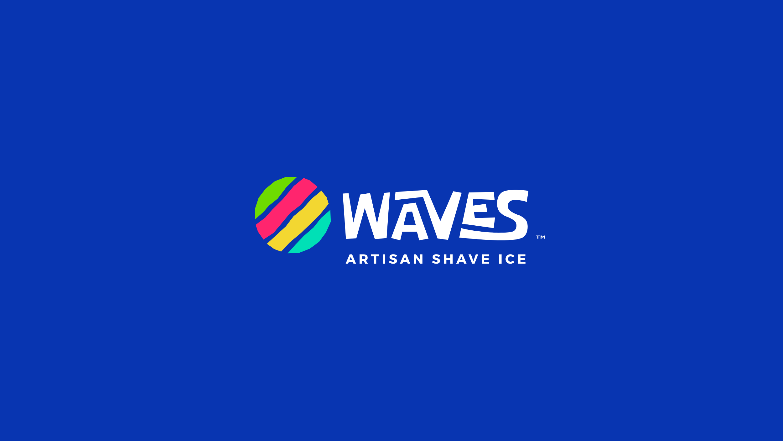Logo design for a funky Shave Ice brand