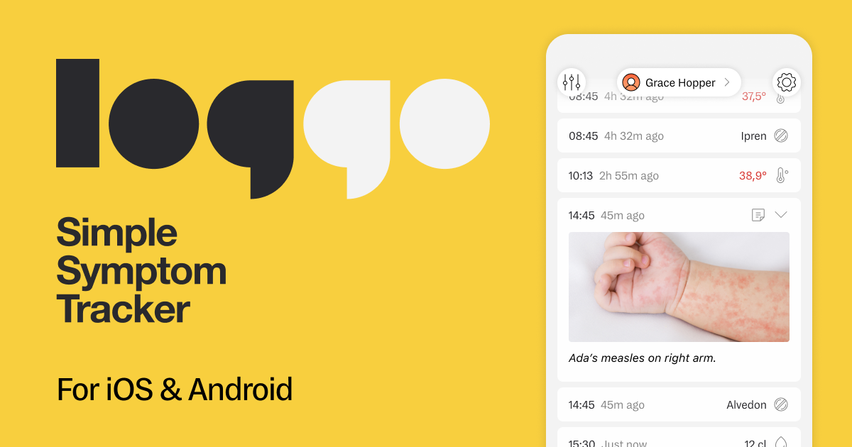 Loggo - Simple Symptom Tracker for iOS & Android