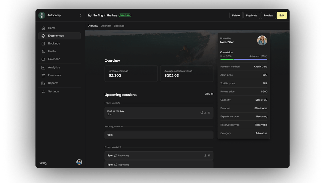 Way | Software to unlock the power of brand activations.