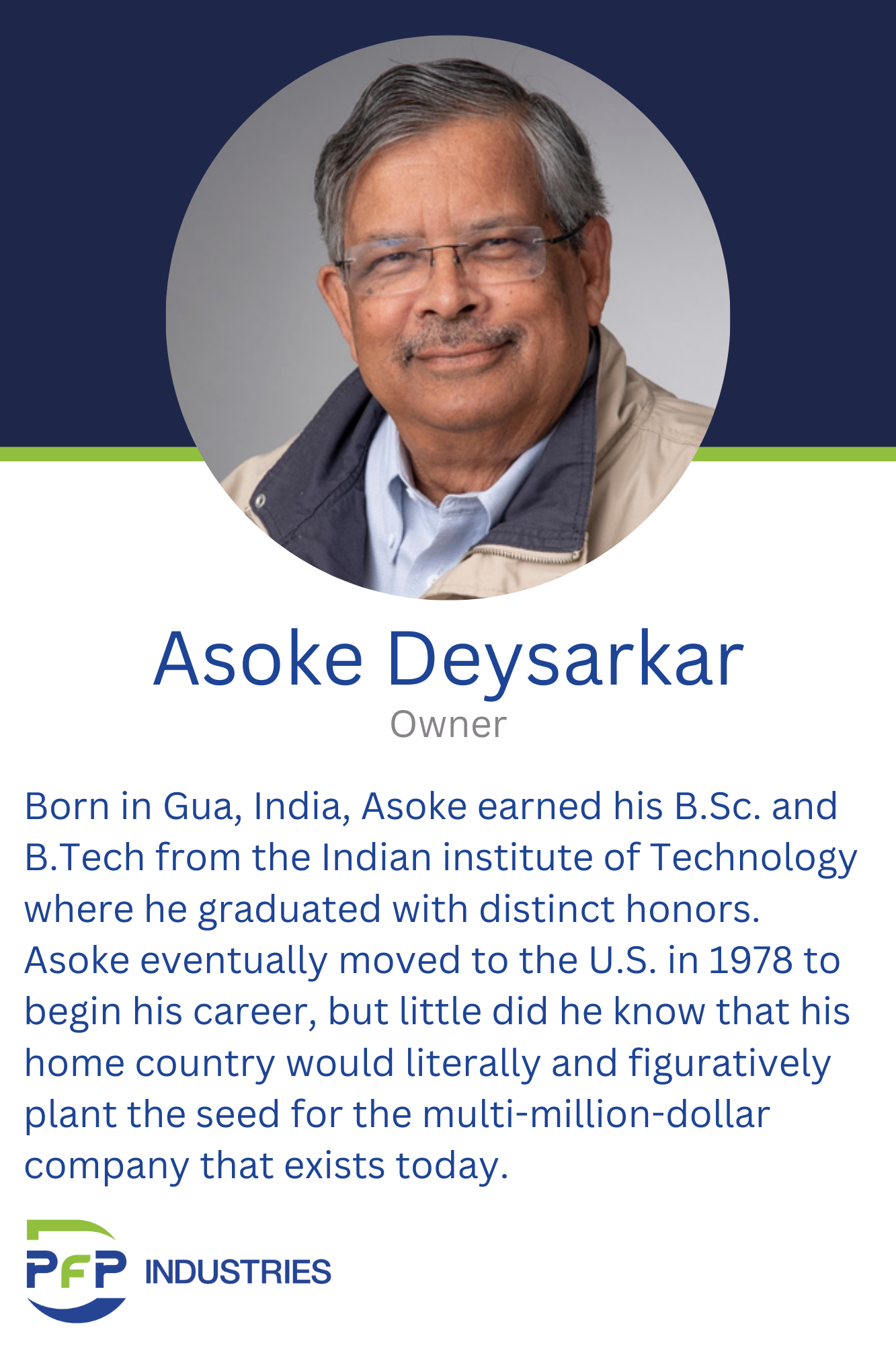 About - PfP Industries | 281.371.2000