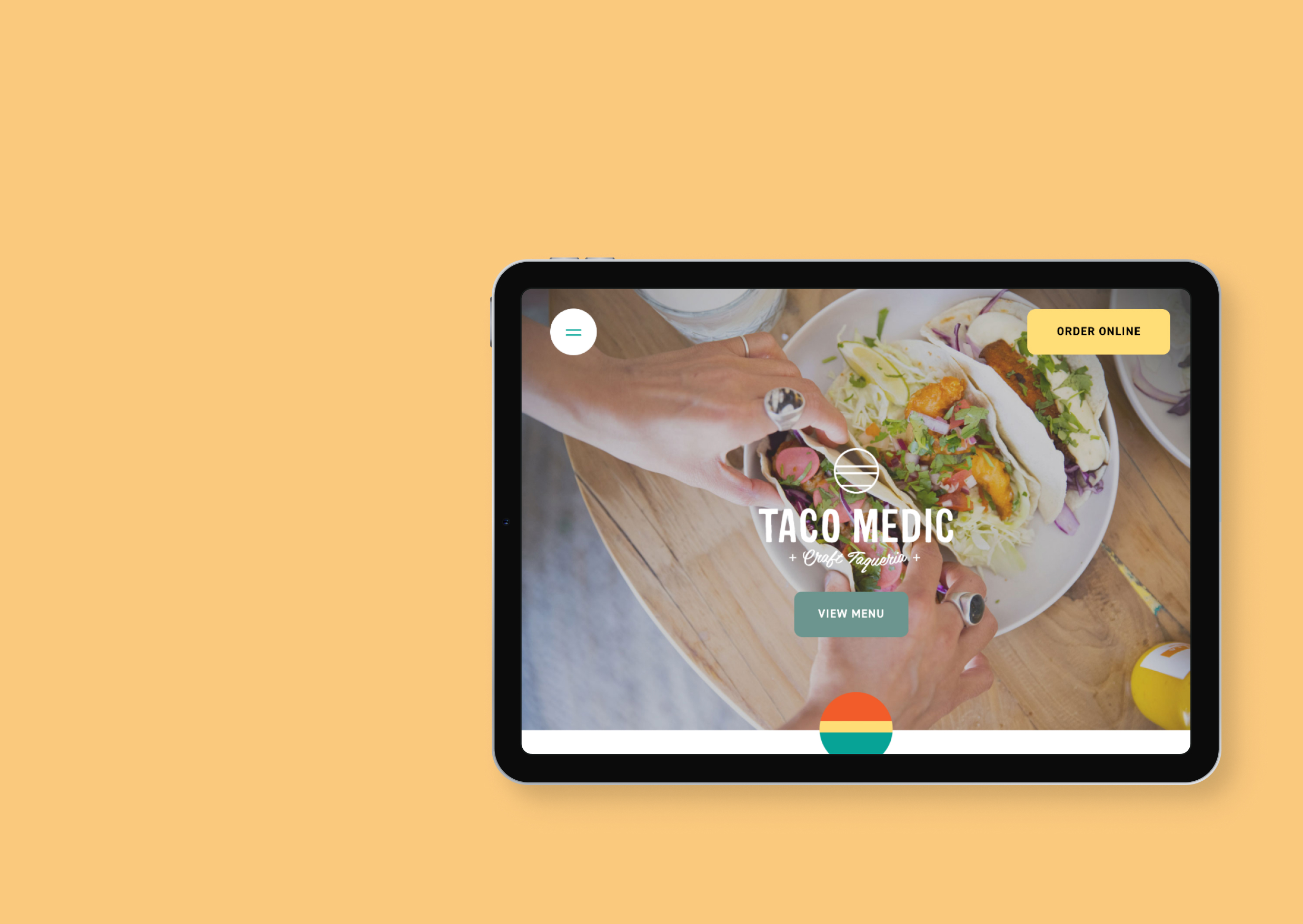 A website Rebrand for a local taco restaurant