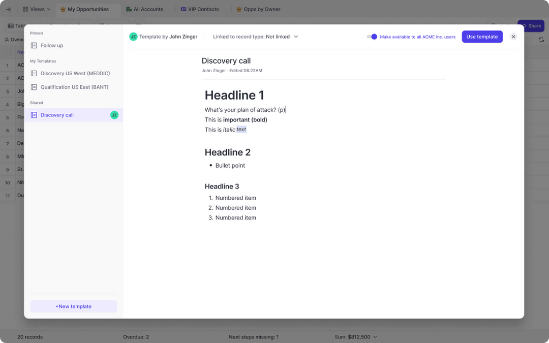Weflow - Salesforce Productivity Platform