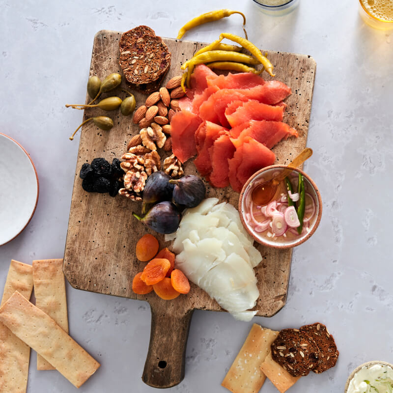 Summer Skillet Orzo with Seared White Fish