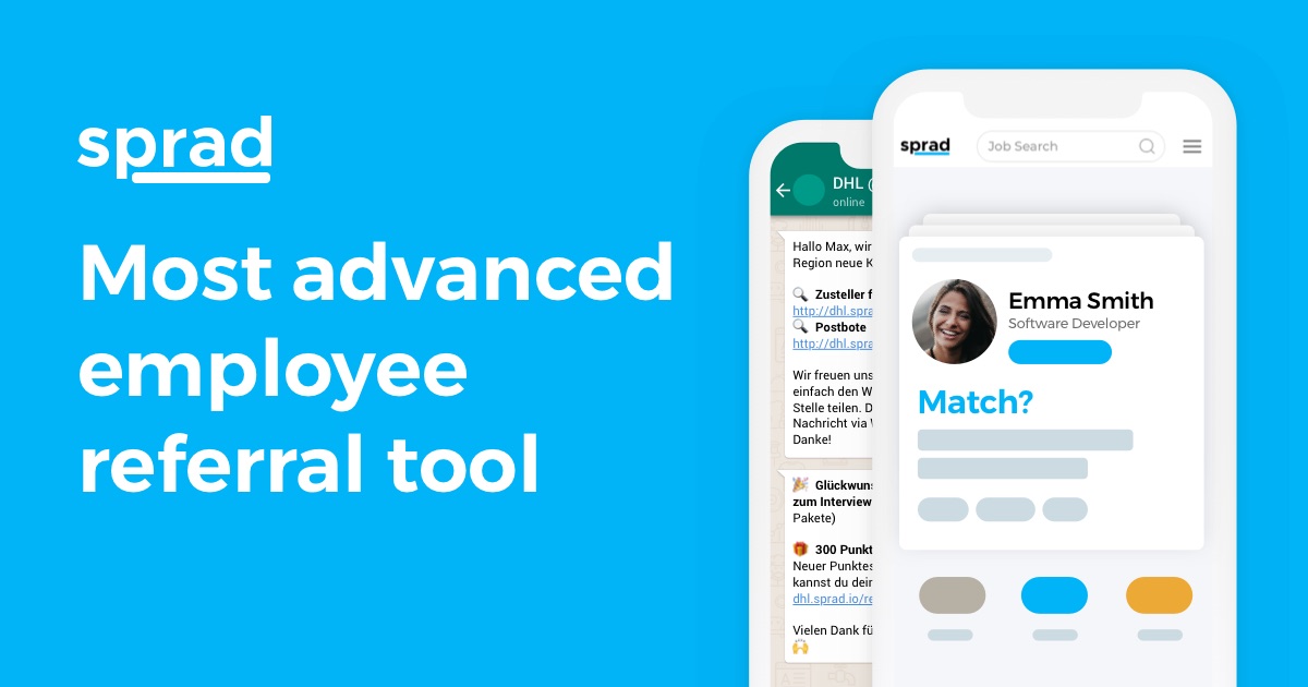 Sprad - Most Advanced Employee Referral Tool