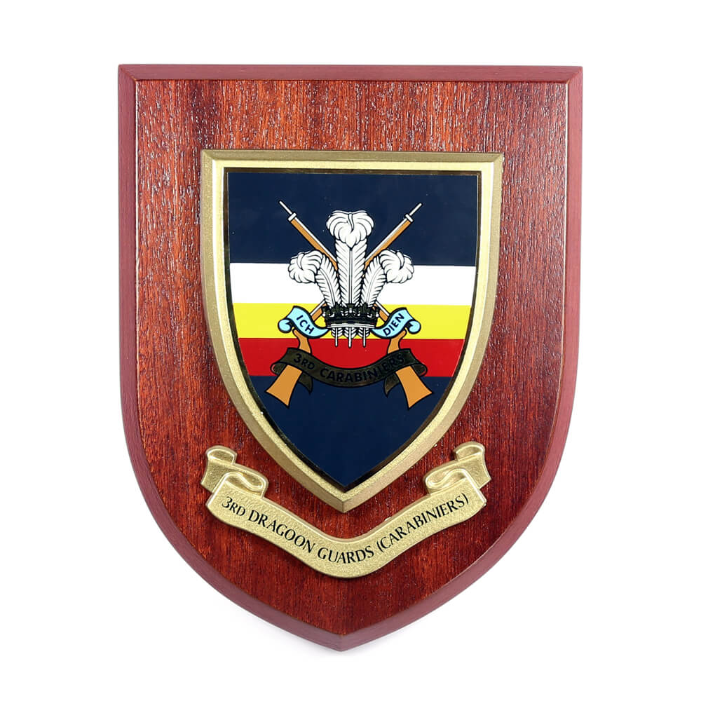 3rd Carabiniers Wall Plaque - The Royal Scots Dragoon Guards Museum Shop