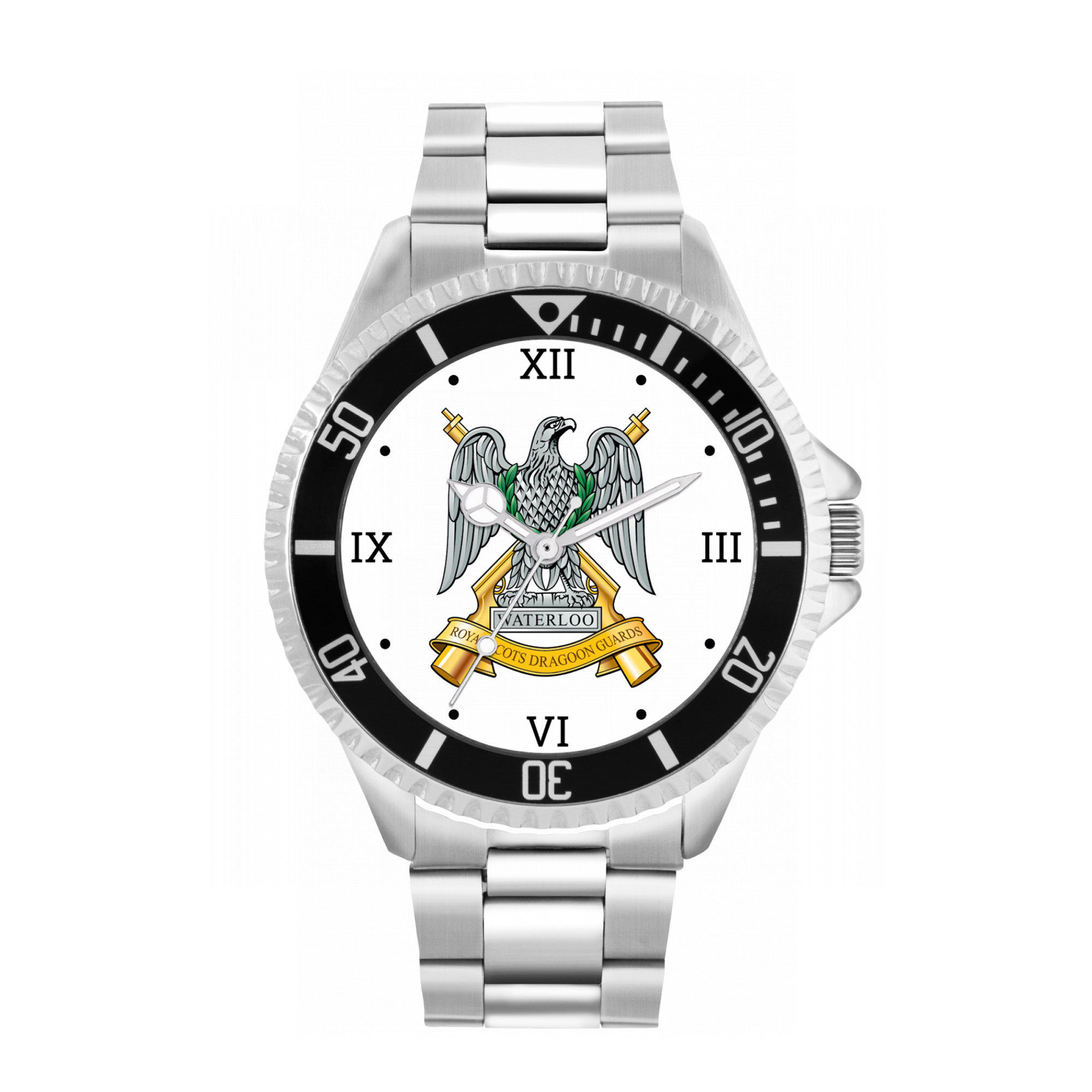 Scots DG Stainless Steel Watch - The Royal Scots Dragoon Guards Museum Shop