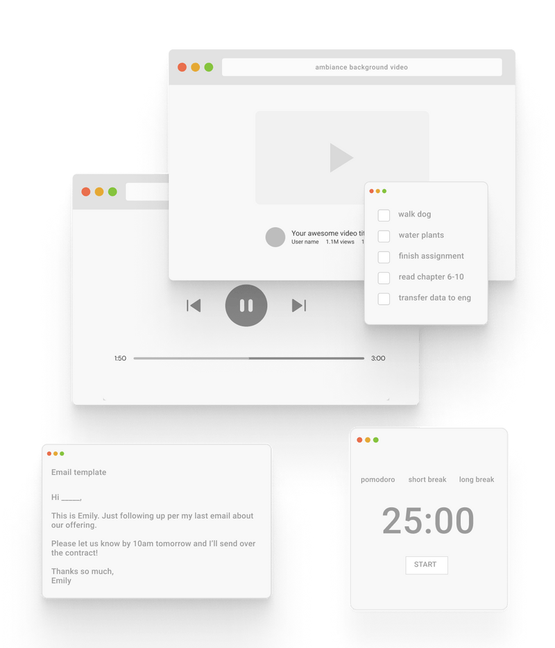 LifeAt: Your immersive workspace for task management & deep focus
