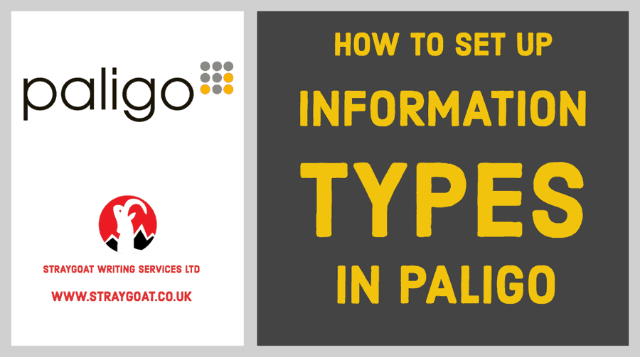 Paligo - Information Typing - Craig Wright @straygoat