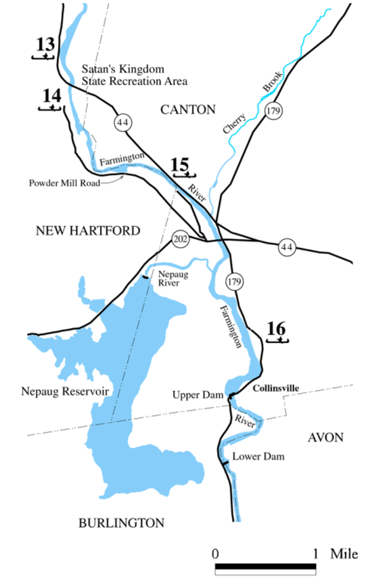 Recreational Maps | Places to Visit | The Farmington River Stewards