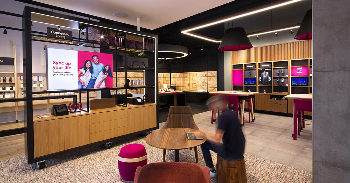 T-Mobile select Triad for the custom retail store concept. - Triad MFG