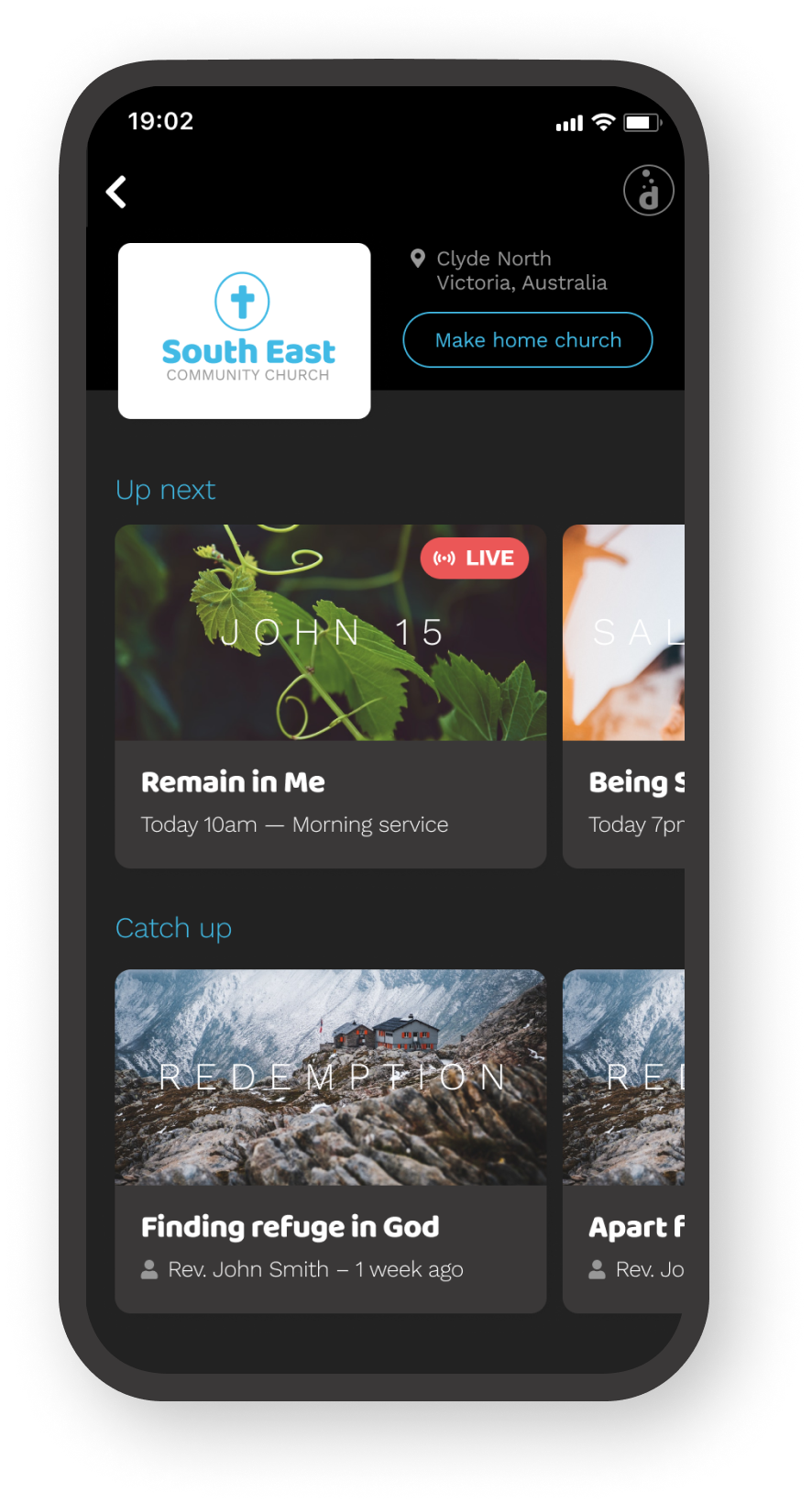 Deepen - the church app for hybrid events