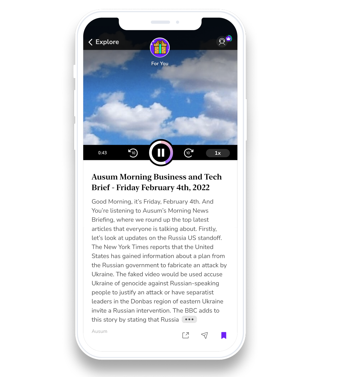 Don't have time to read? AUSUM.