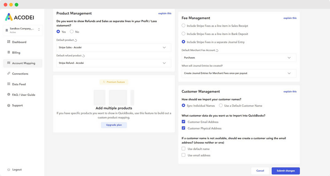 Stripe Sync by Acodei