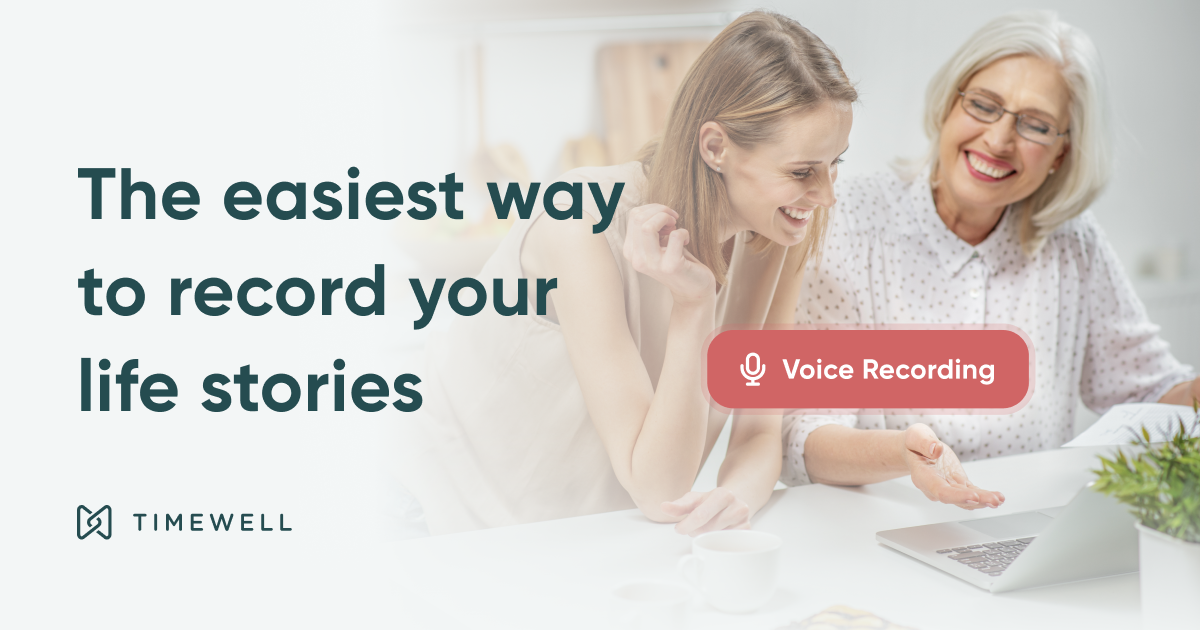 Timewell - Save & Share Family Stories with Voice