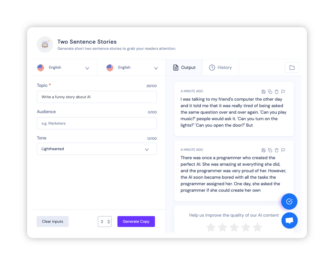 Funny Story Generator