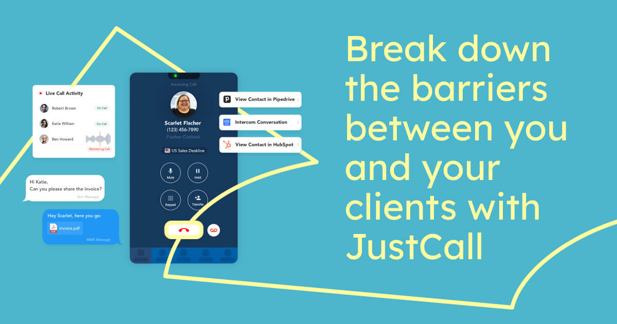 JustCall - created by SaaS Labs