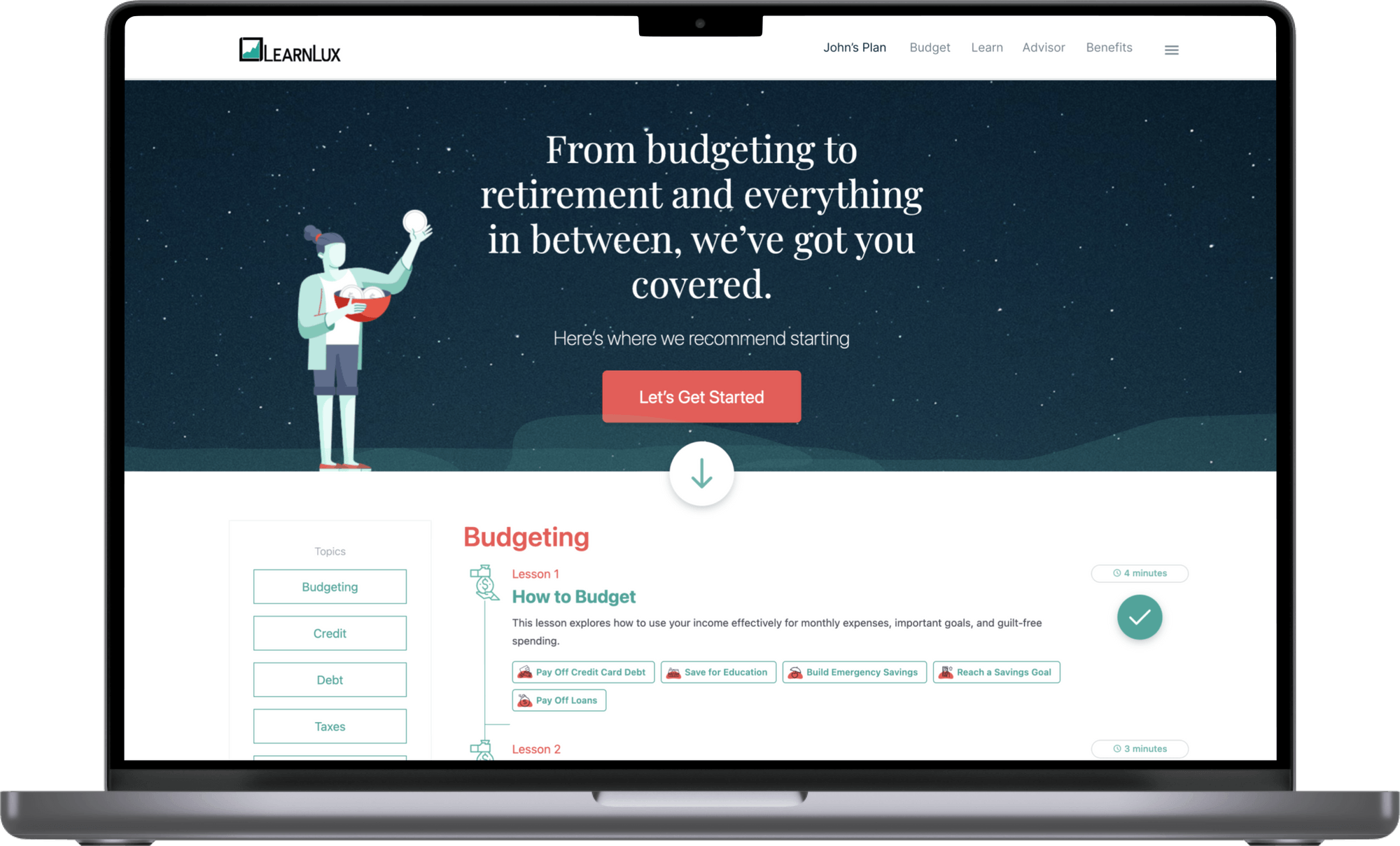 Financial wellbeing for your workforce - LearnLux