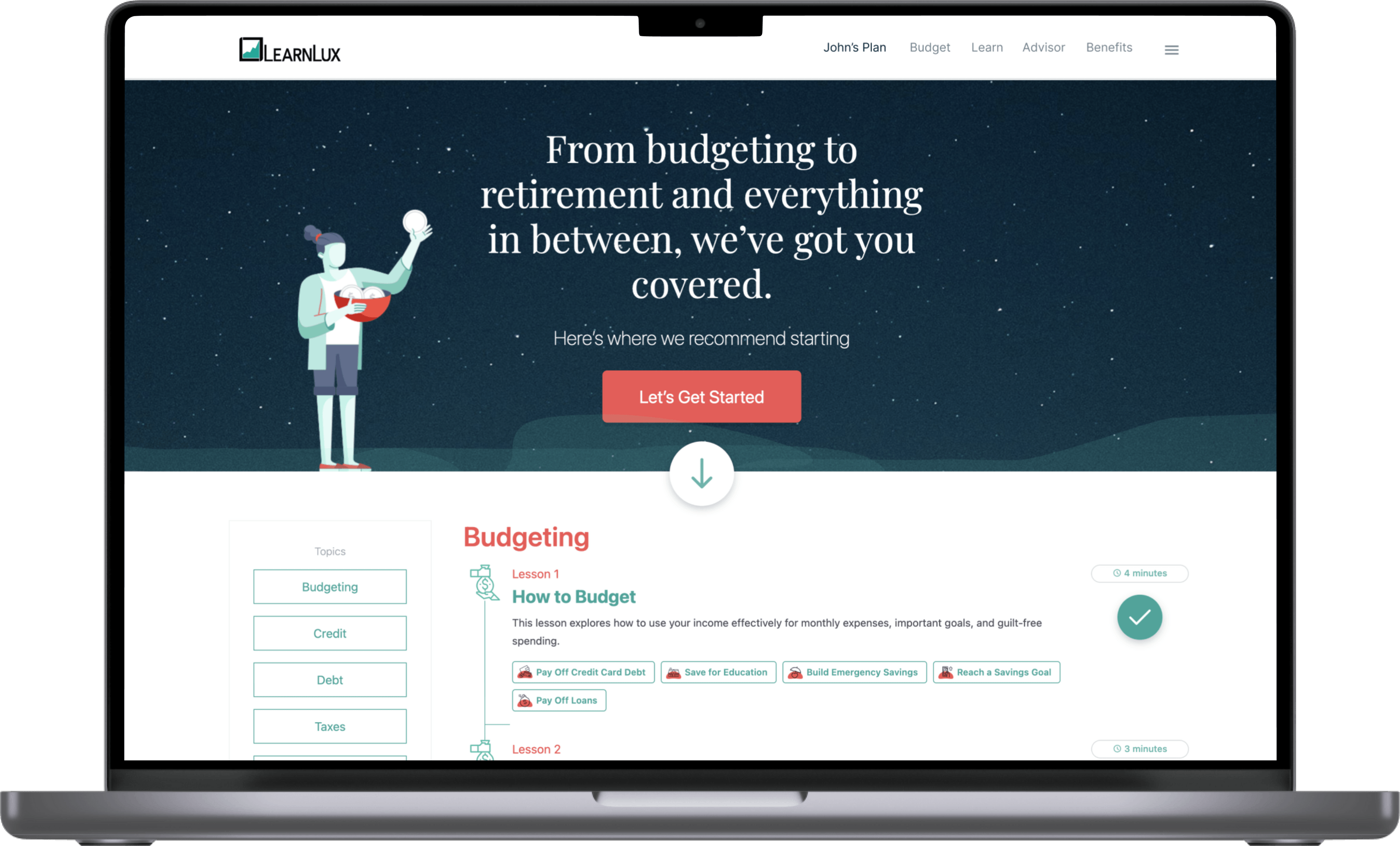 Financial wellbeing for your workforce - LearnLux