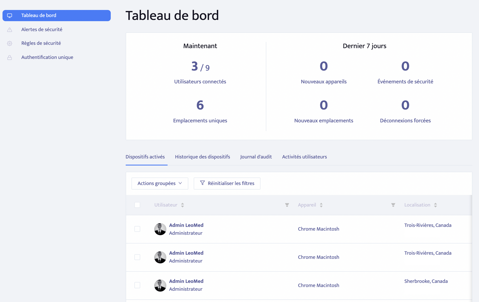 Fonctionnalités - LeoMed