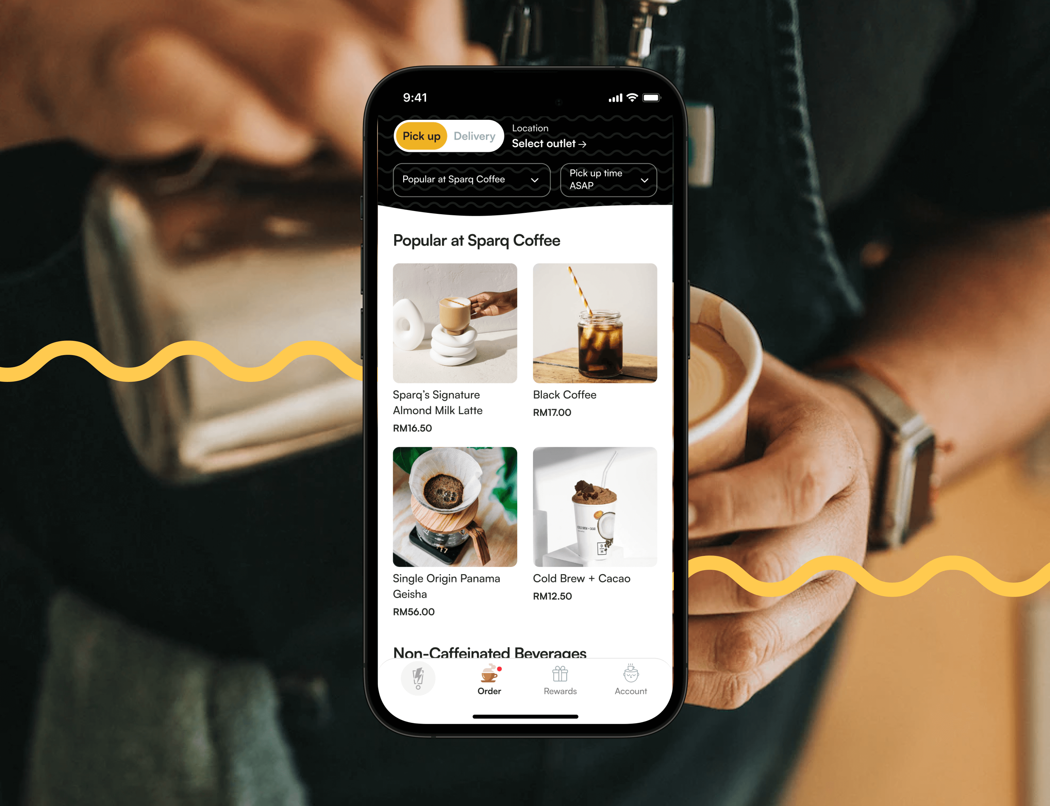 Designing an ordering experience for a local café. | Rachel How