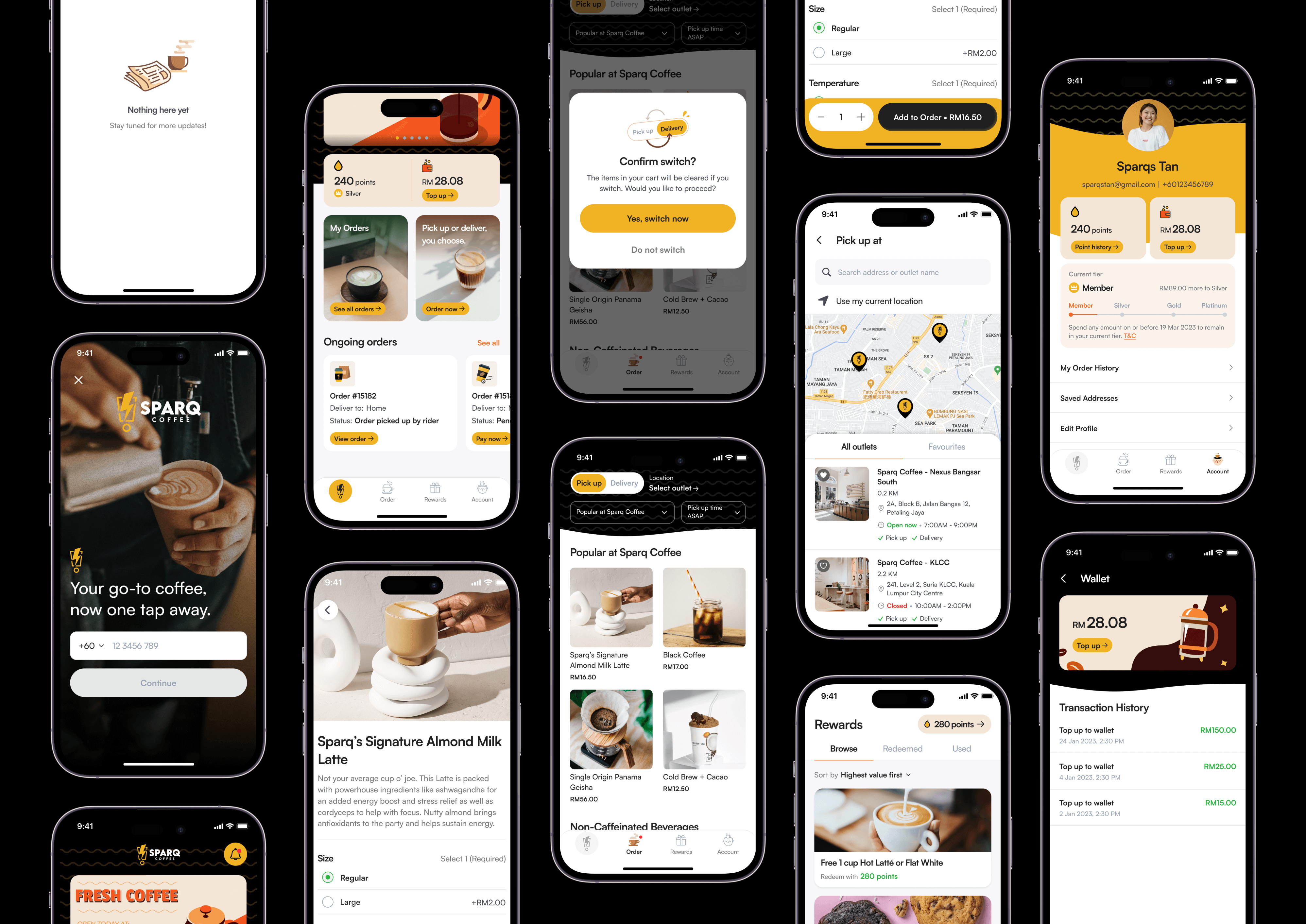 Designing an ordering experience for a local café. | Rachel How