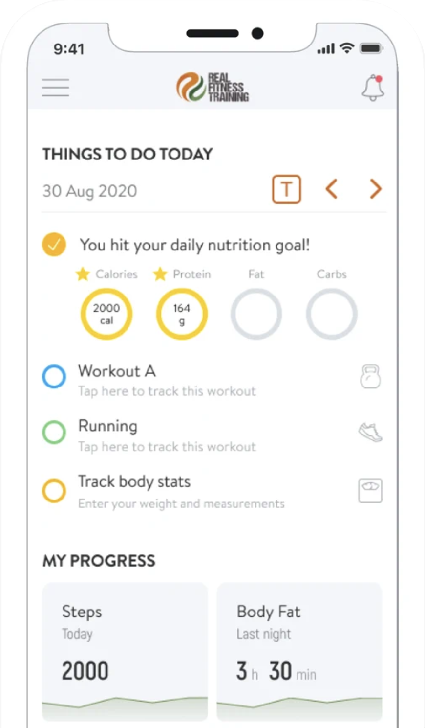 Real Fitness Training App: Online Fitness Programs