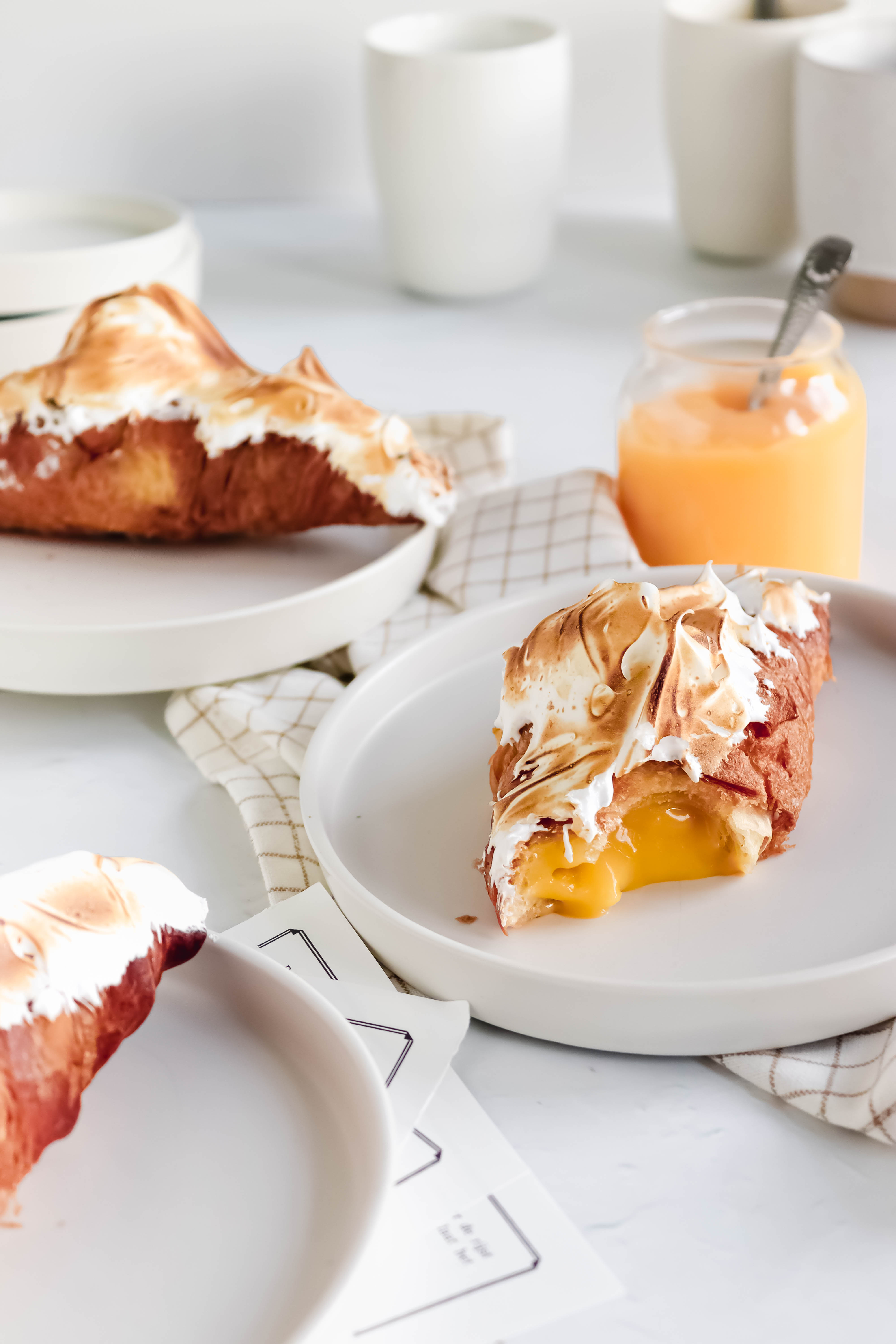 Lemon Meringue Croissants