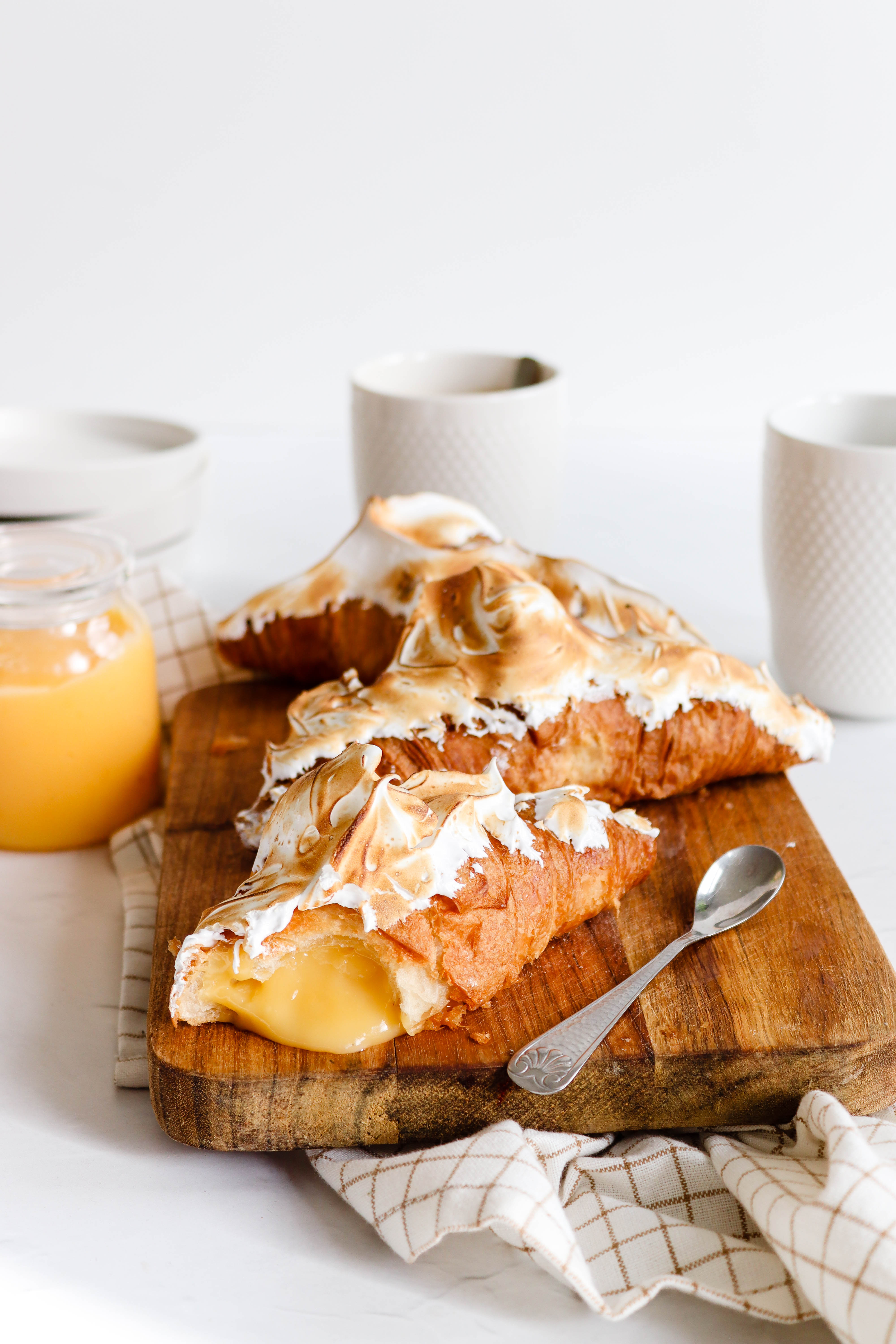 Lemon Meringue Croissants