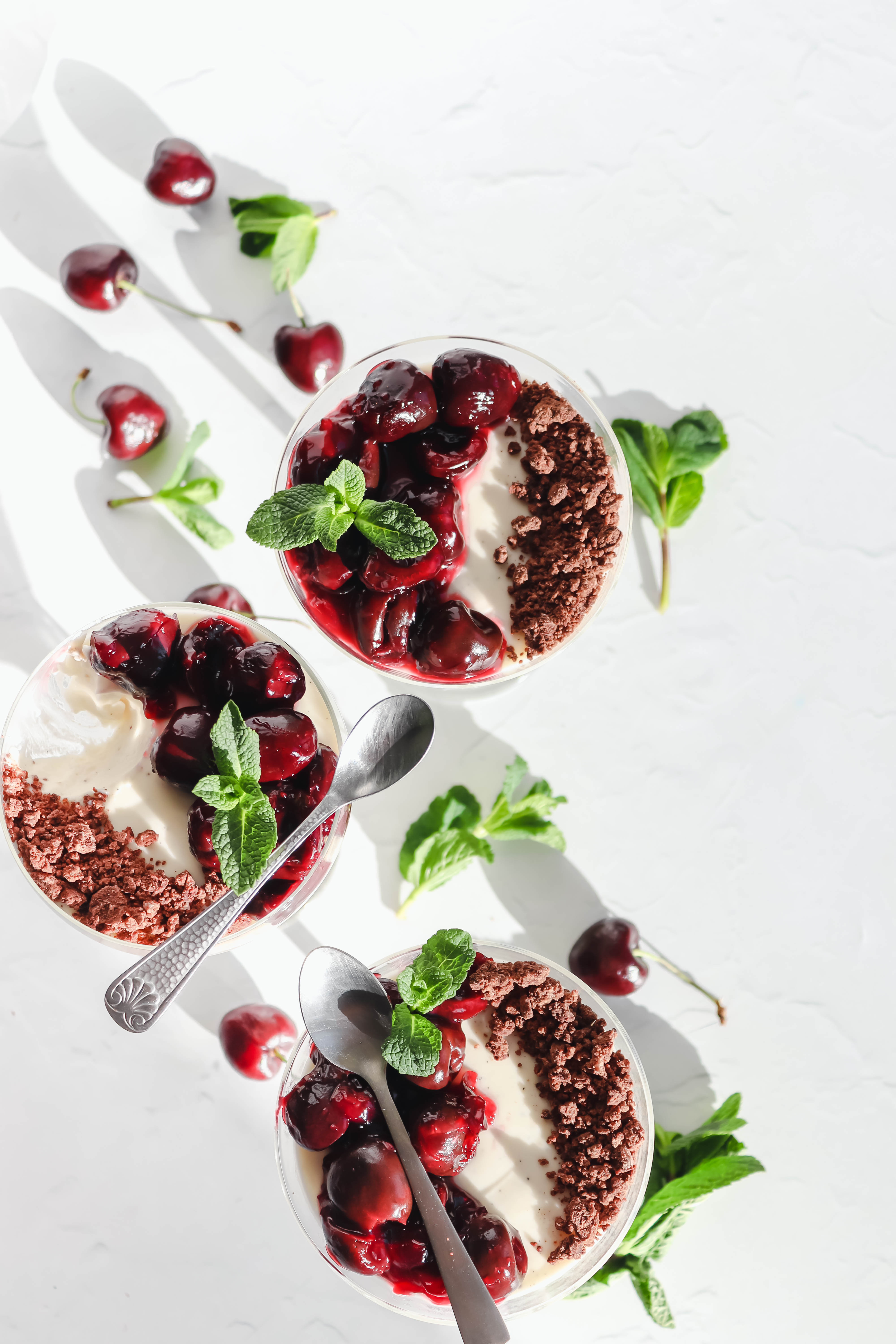 Black Forest Panna Cotta