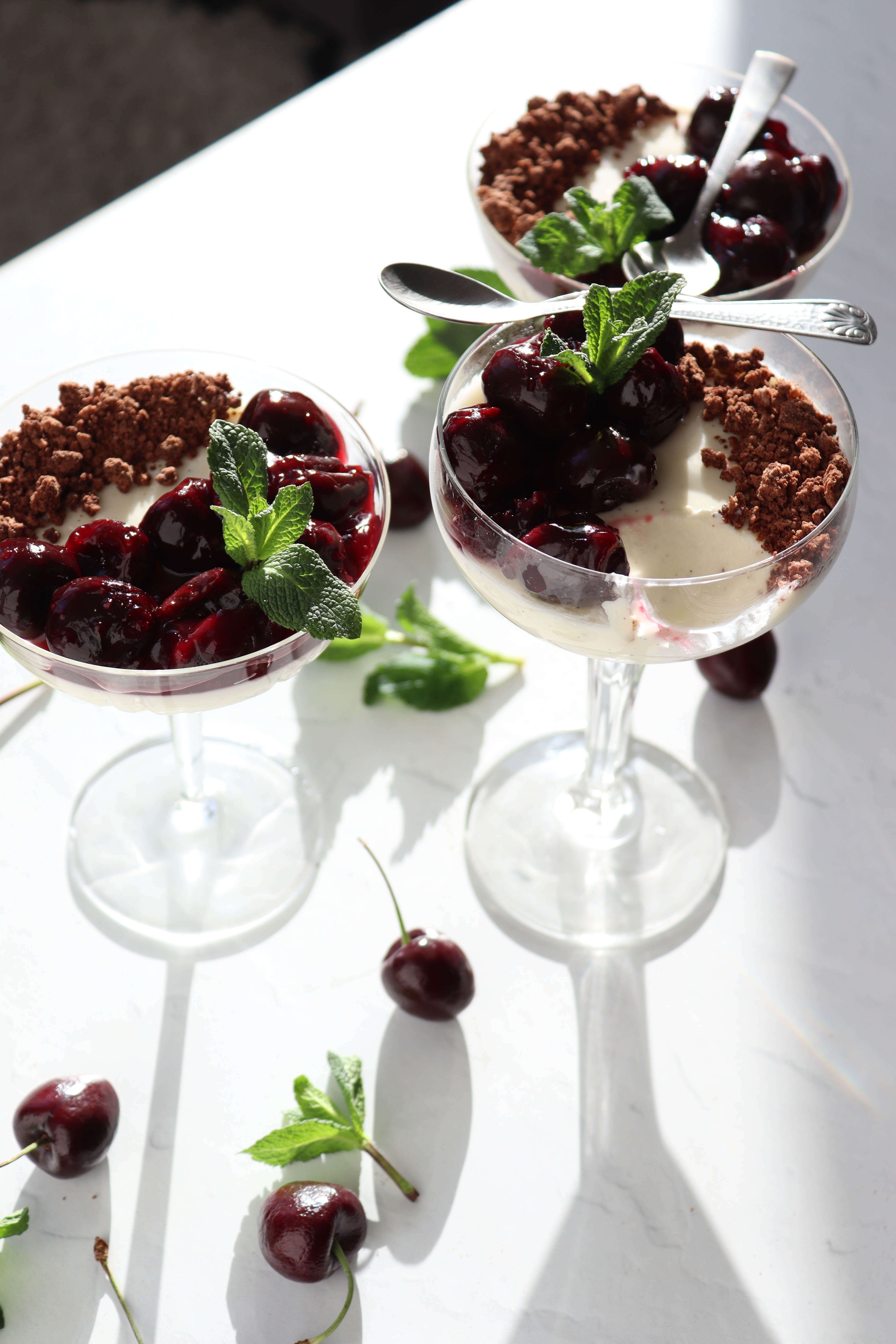 Black Forest Panna Cotta